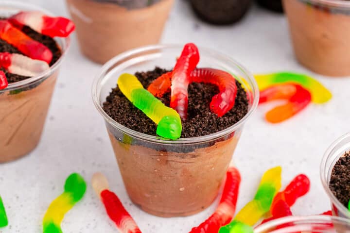 Dirt and Worm Cups - My Rad Kitchen