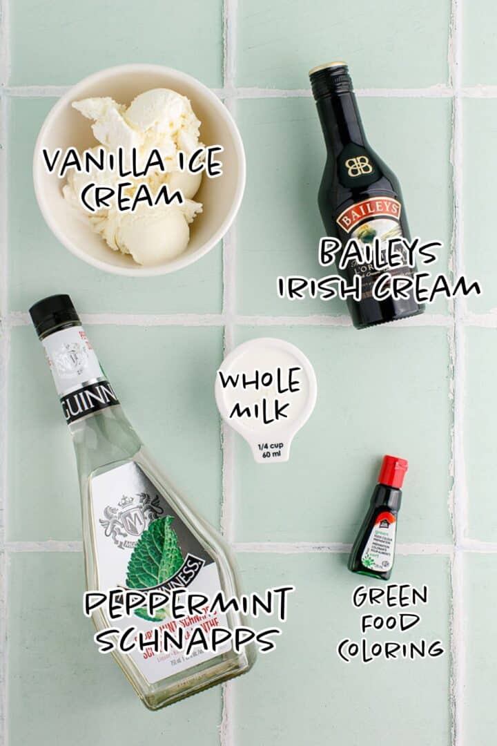 Baileys Vanilla Mint Shake - My Rad Kitchen