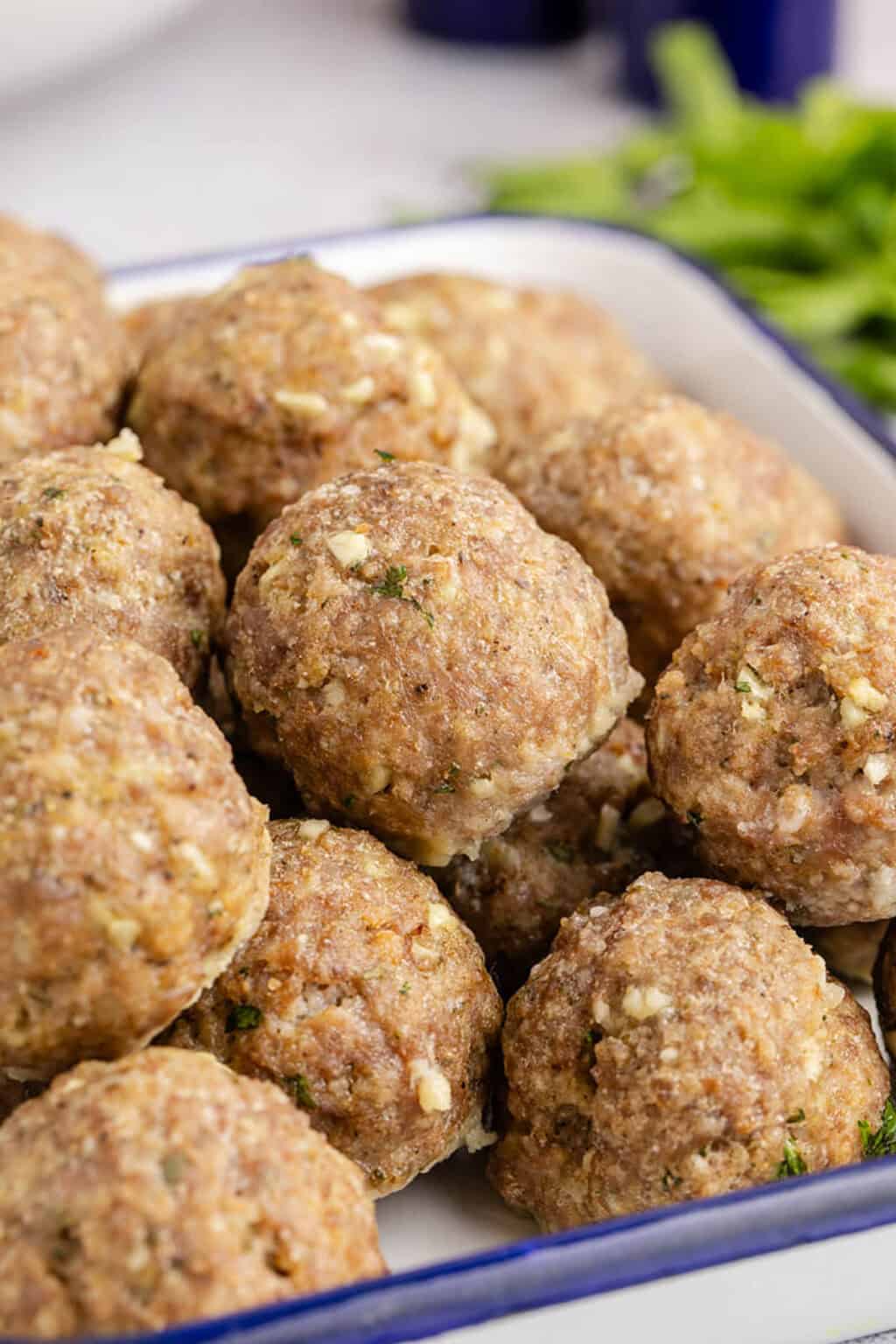 Cooked Perfect Meatballs - My Rad Kitchen