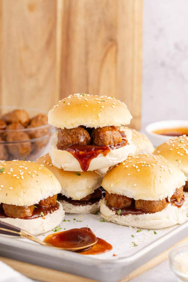 Meatball Sliders - My Rad Kitchen