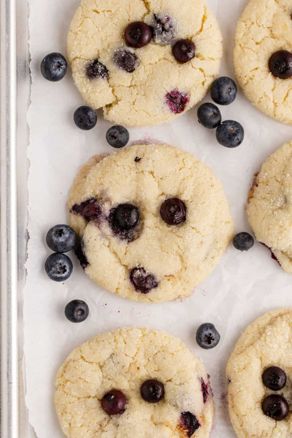 Lemon Blueberry Cookies - My Rad Kitchen
