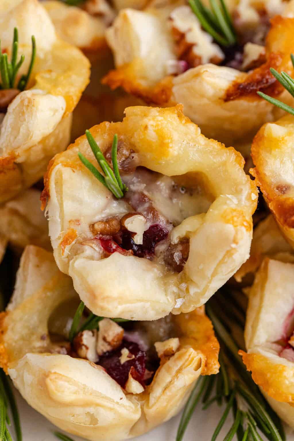 Cranberry Brie Bites - My Rad Kitchen